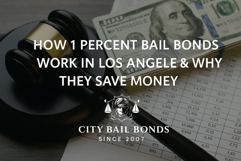 1 Percent Bail Bonds Los Angeles: Save on Bail Costs